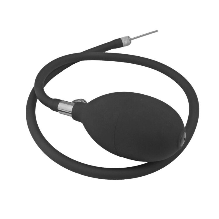 ATOMIC VIBRATING INFLATABLE PLUG-BLACK - #3244 - Nasstoys